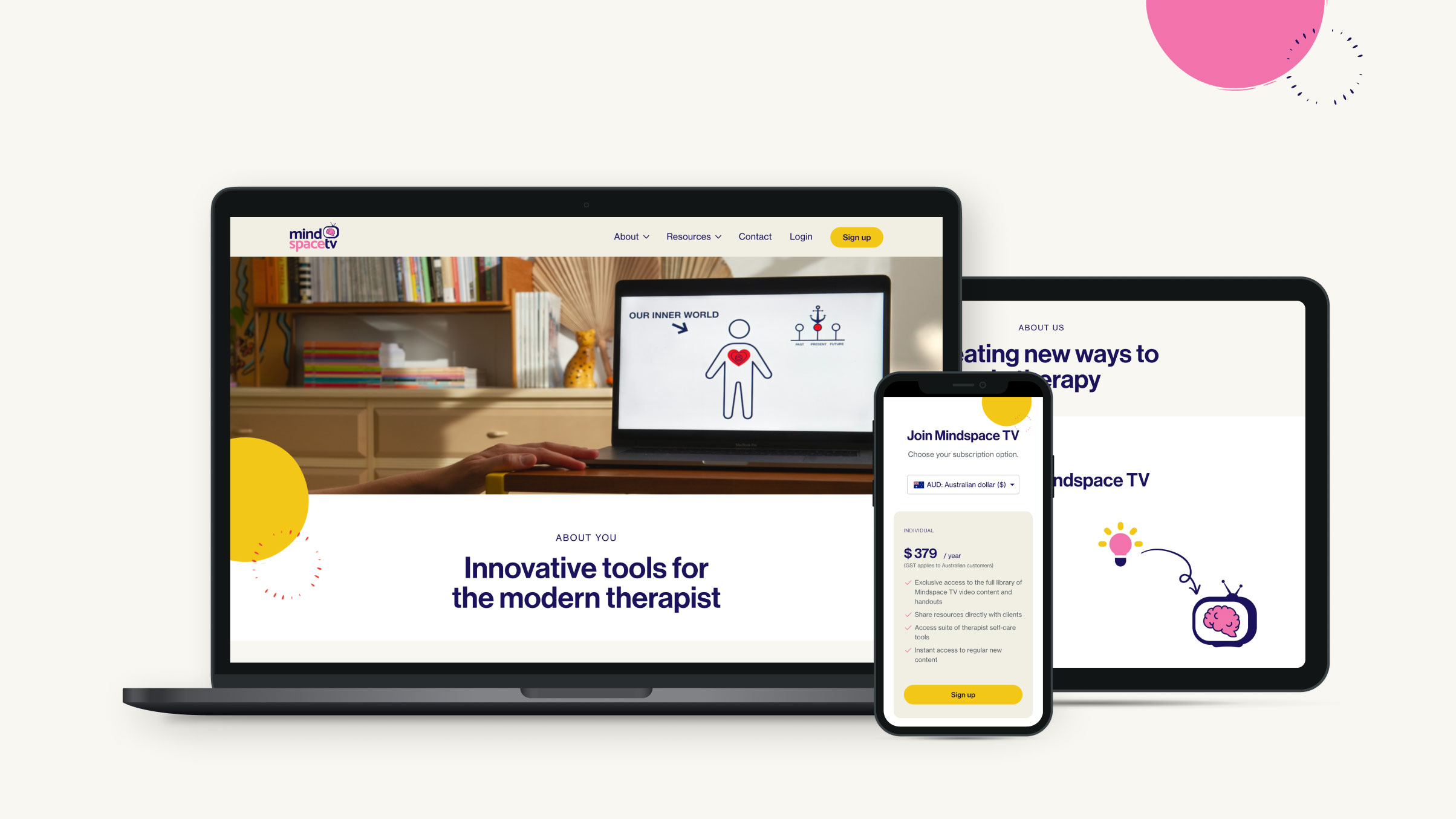 Mindspace TV | Rock Agency | Website Design and Development